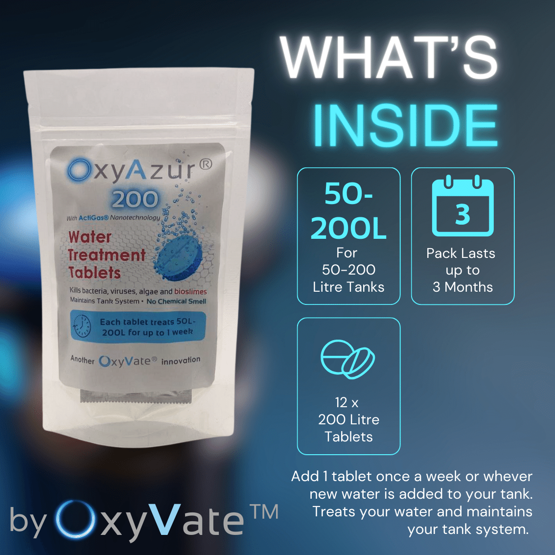 OxyAzur® Water Treatment Tablets – OxyVate®