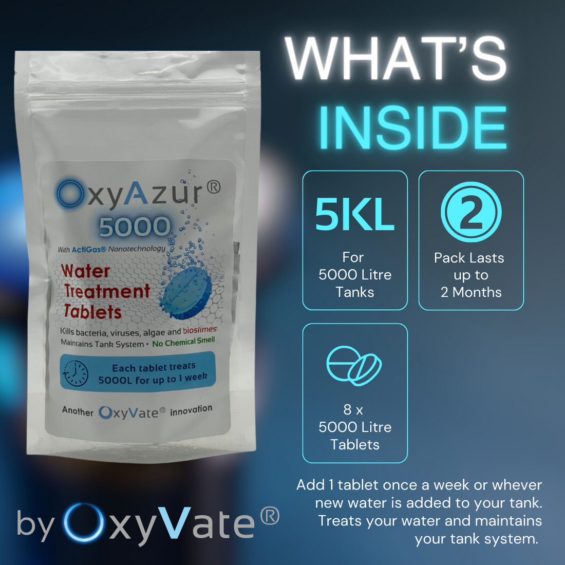 OxyAzur® 5000 3 Pack + 1 Free Special – OxyVate®